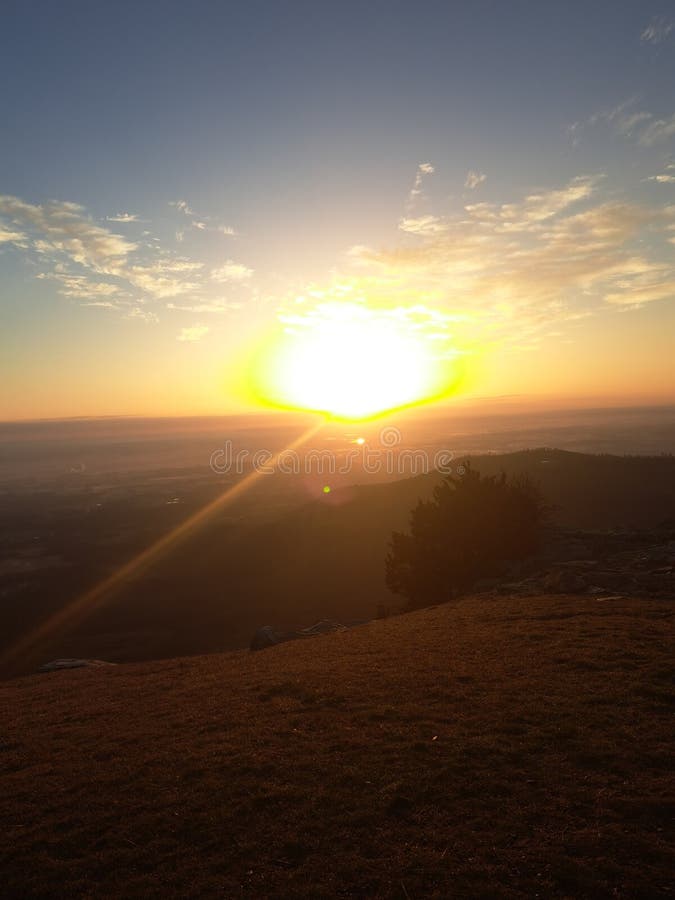 Radiant Sun Mt Nebo AR Amazing Stock Photo - Image of amazing, radiant ...