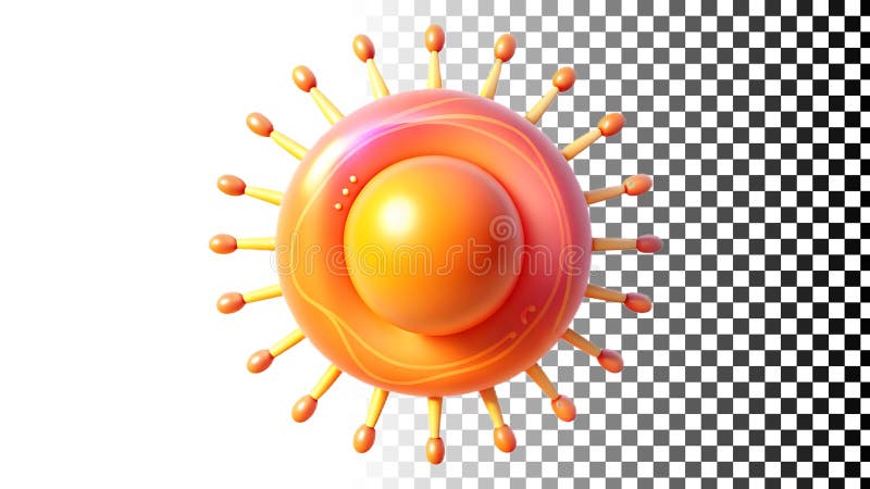 Radiant Sun with Rays, Bright Sunshine and Energy Source Png ...