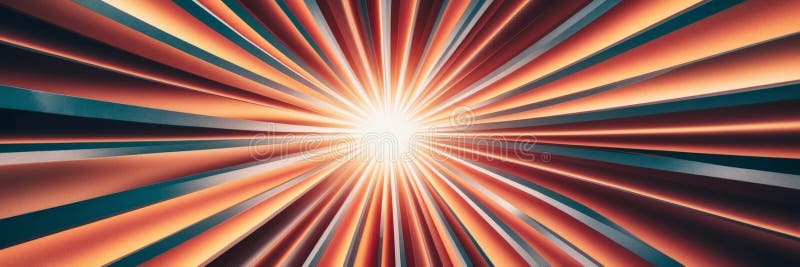 Radiant Sunburst Pattern with Gradient Rays Stock Illustration ...