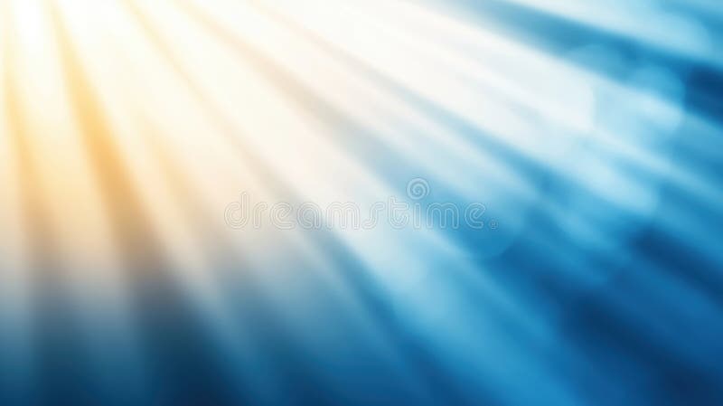 Radiant Sunlight Creating Abstract Blue Pattern Background Stock Photo ...