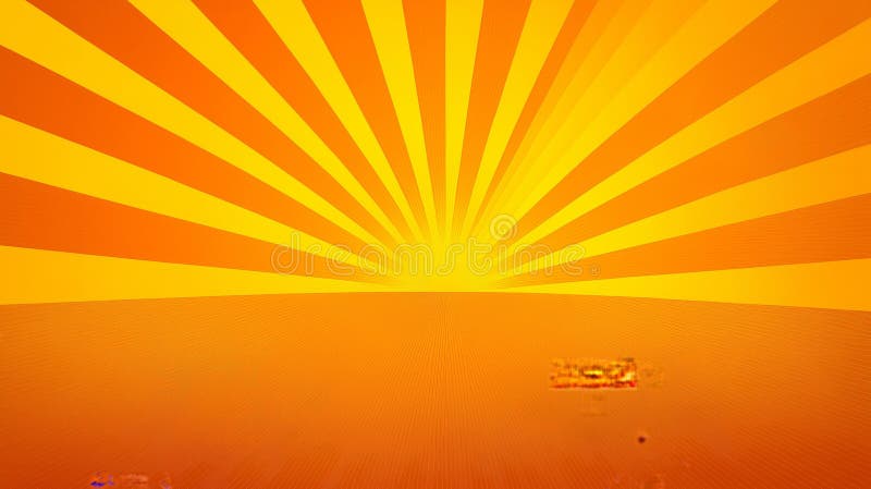 Radiant Sunrise with Orange Rays Stock Image - Image of flare, abstract ...