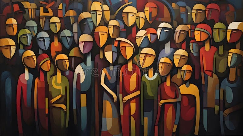 Radiant Unity: Illuminating the Path of Social Inclusion Stock ...