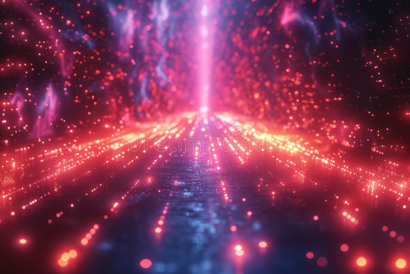 Radiant Waves: Abstract Motion Design Looping Animation in 3D Render ...