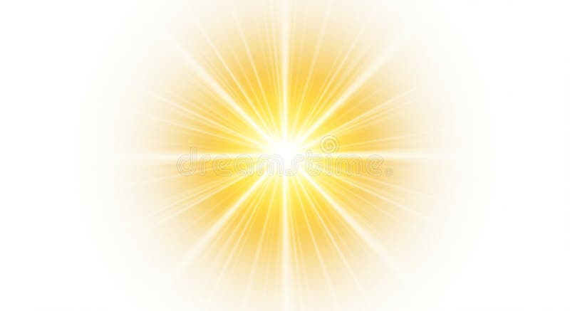 Radiant Yellow Light Emanates from the Center, Creating an Effect ...