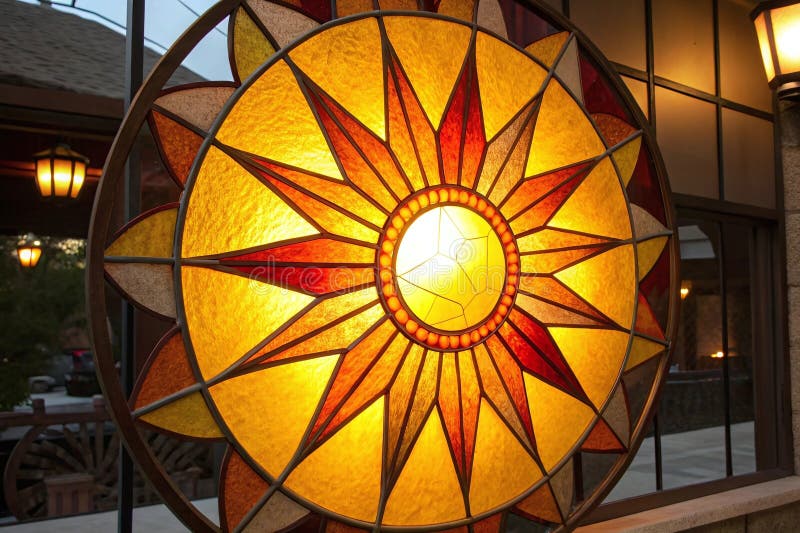 Sunburst Stained Glass Patterns
