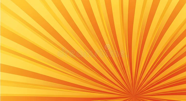 Radiating from a Central Point, Alternating Orange and Yellow Rays ...