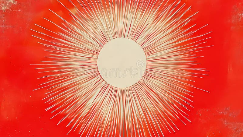 Radiating Circle on Red Background Stock Video - Video of vibrant ...