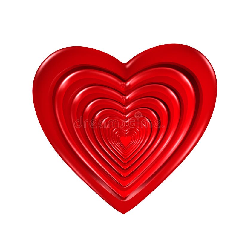 Radiating hearts stock illustration. Illustration of beautiful - 18284444