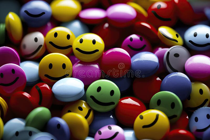 Radiating Joy: a Colorful Array of Smiling Faces Paints a Picture of ...