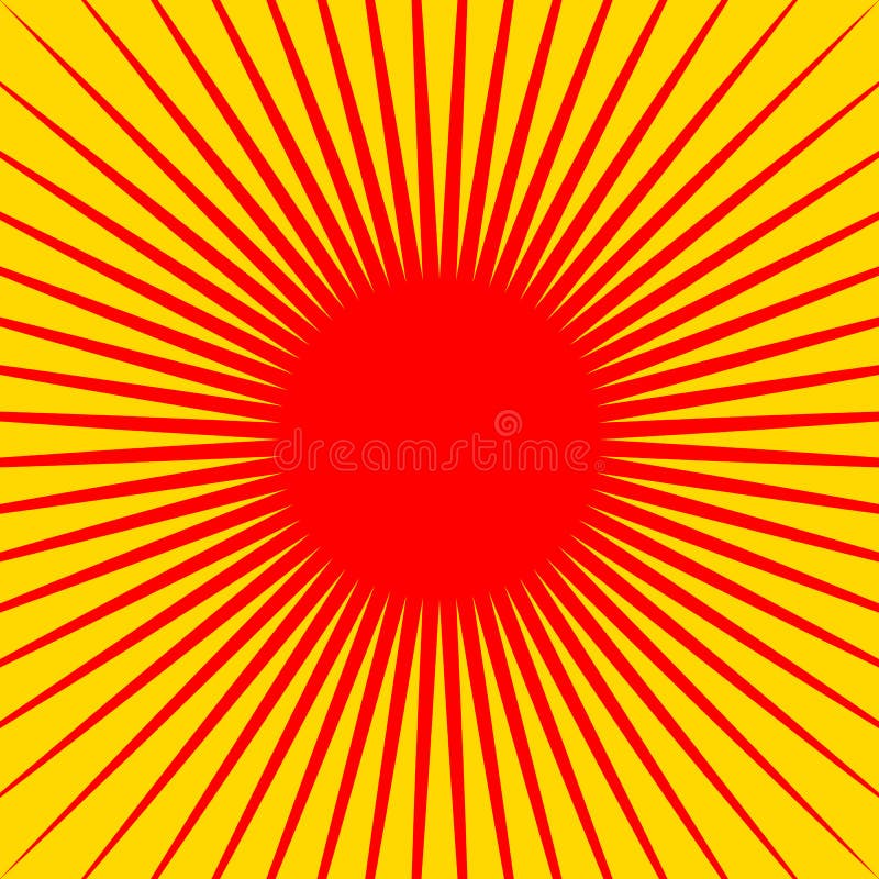 Radiating Lines Starburst Pattern. Radial Rays, Beams. Stock Vector ...