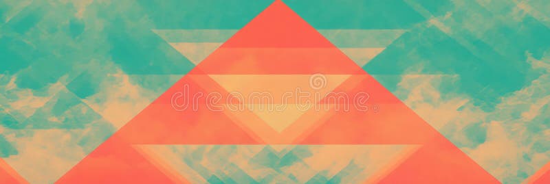 Radiating Triangles in a Seamless Pattern Perfect for Banners and ...