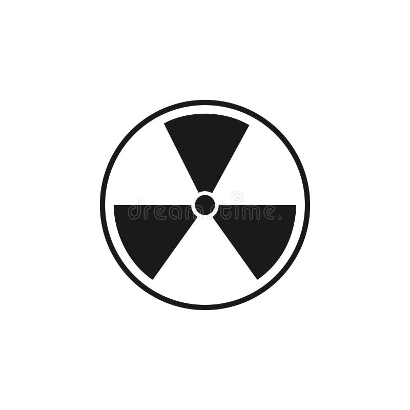 Radiation icon stock illustration. Illustration of symbol - 250734492