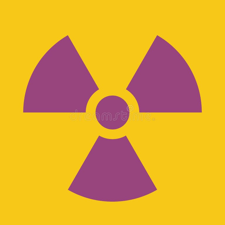 Purple Radiation Symbol Stock Illustrations – 832 Purple Radiation ...