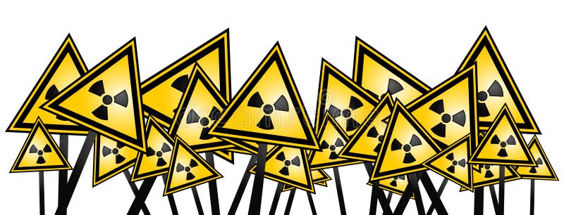 Radiation sign stock vector. Illustration of danger, energy - 10712779