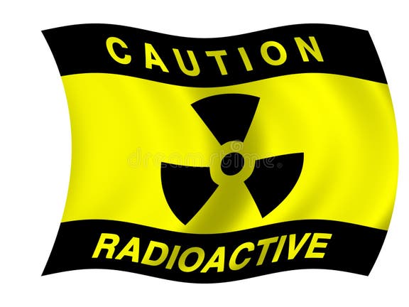 Radiation flag stock illustration. Illustration of isolated - 2902479