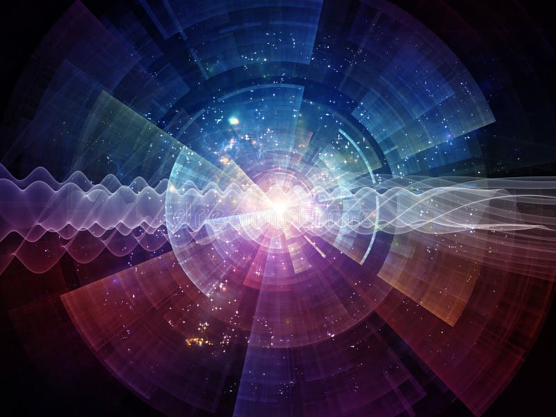 Radiation Geometry stock illustration. Illustration of virtual - 204676467