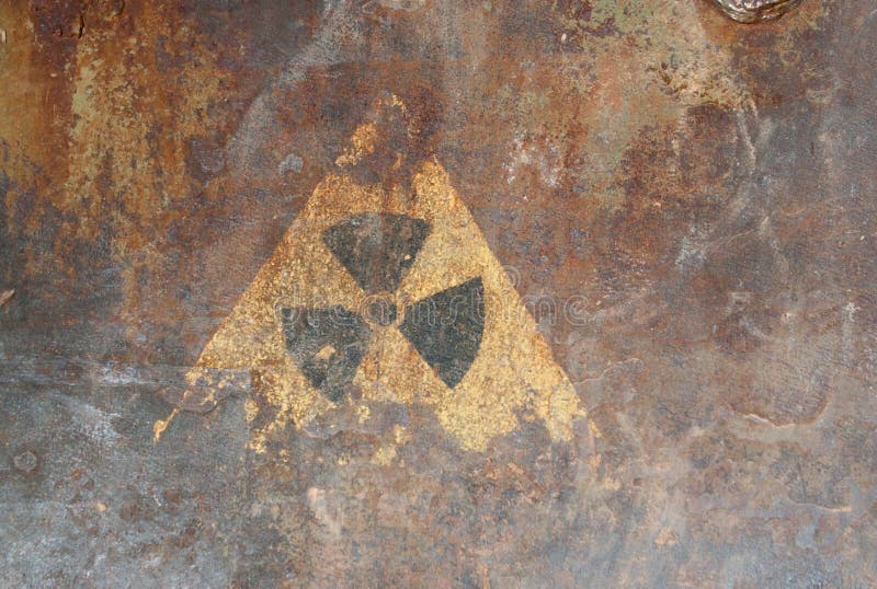 Radiation hazard symbol stock photo. Image of caution - 176415690