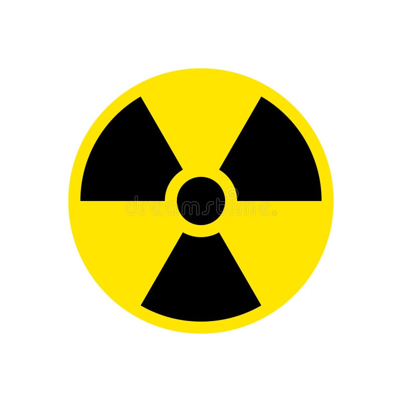 Radiation Hazard Sign Symbol Stock Vector - Illustration of ...
