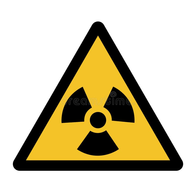 Caution X-Ray Radiation Symbol Sign, Vector Illustration, Isolate On ...