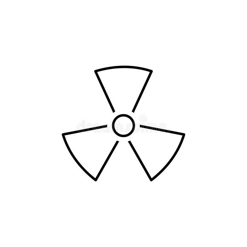 Radiation Icon. Element of Scientifics Study Icon for Mobile Concept ...