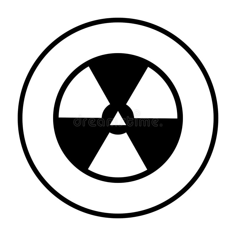 Radiation Icon stock vector. Illustration of modern - 146993526