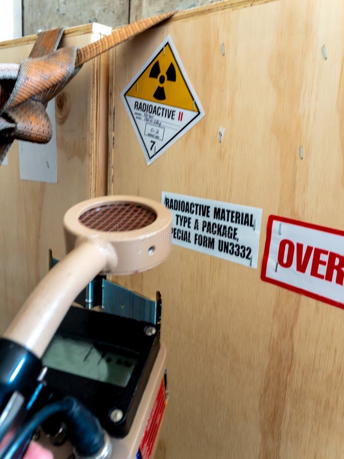 Radiation Measurement with Radiation Survey Meter Stock Photo - Image ...
