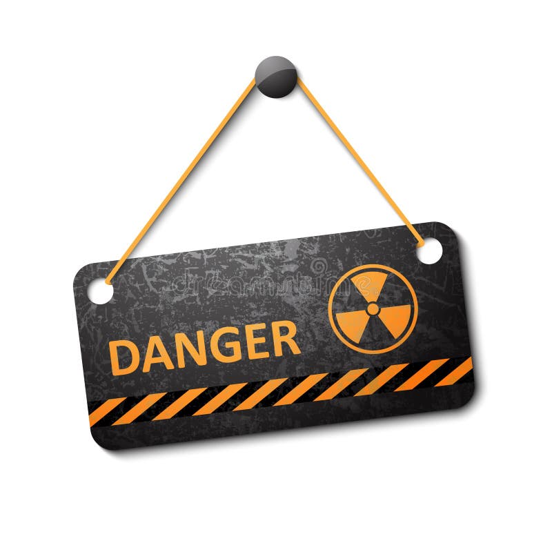 Radiation / Radioactive / Nuclear Sign Stock Vector - Illustration of ...