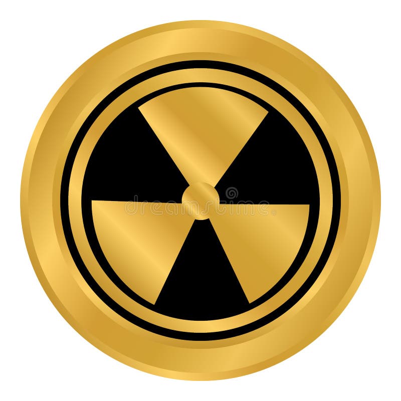 Radiation Round Logo Vector Stock Vector - Illustration of atom, hazard ...