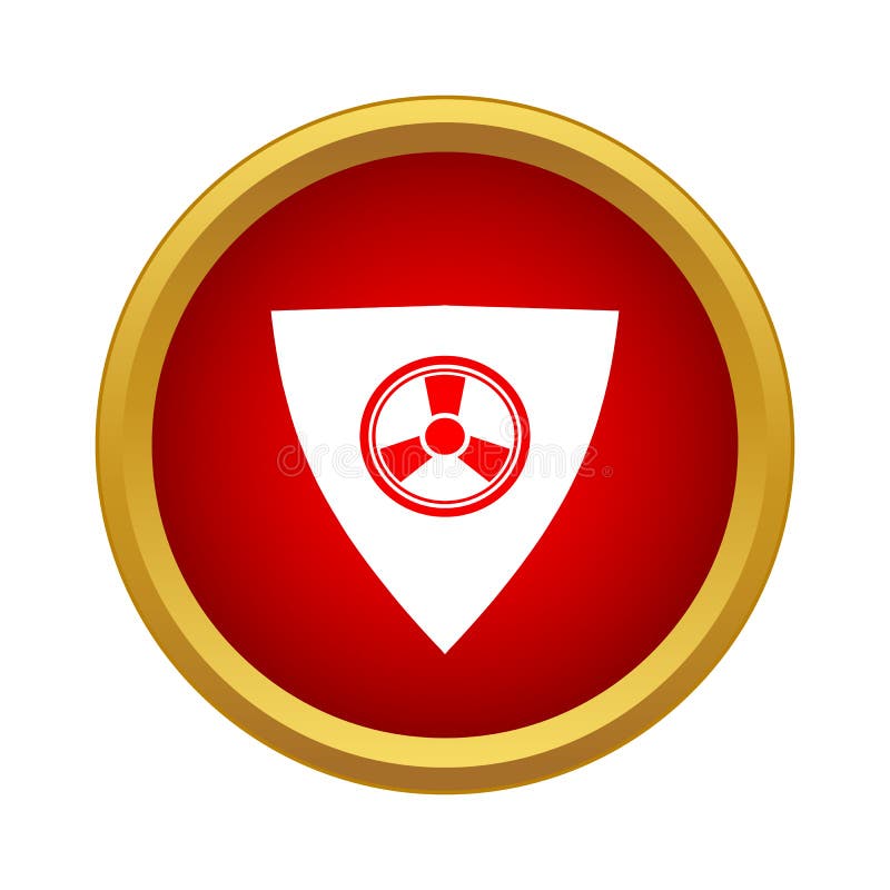 Radiation shield. stock vector. Illustration of hazard - 18925393