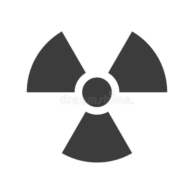 Radiation Sign Icon. Alert Symbol. Vector Illustration Stock Vector ...