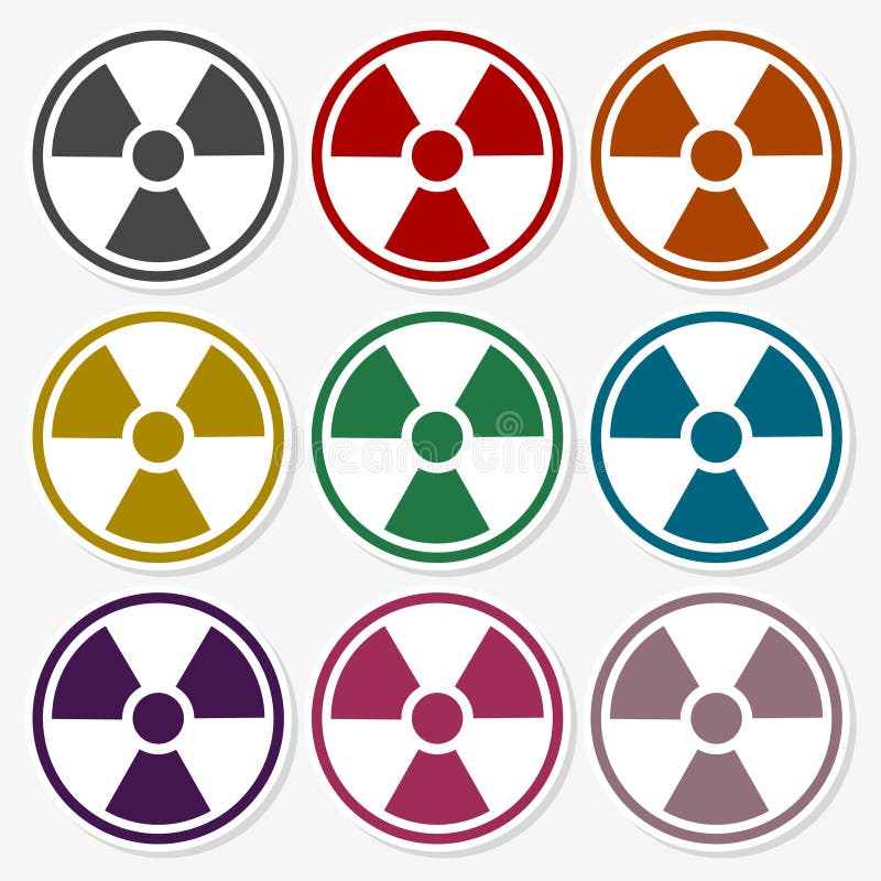 Radiation Round Sign Stock Illustrations – 900 Radiation Round Sign ...