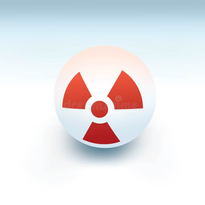 Sign Of Radioactivity Isolated On White Background Picture. Image: 7989576