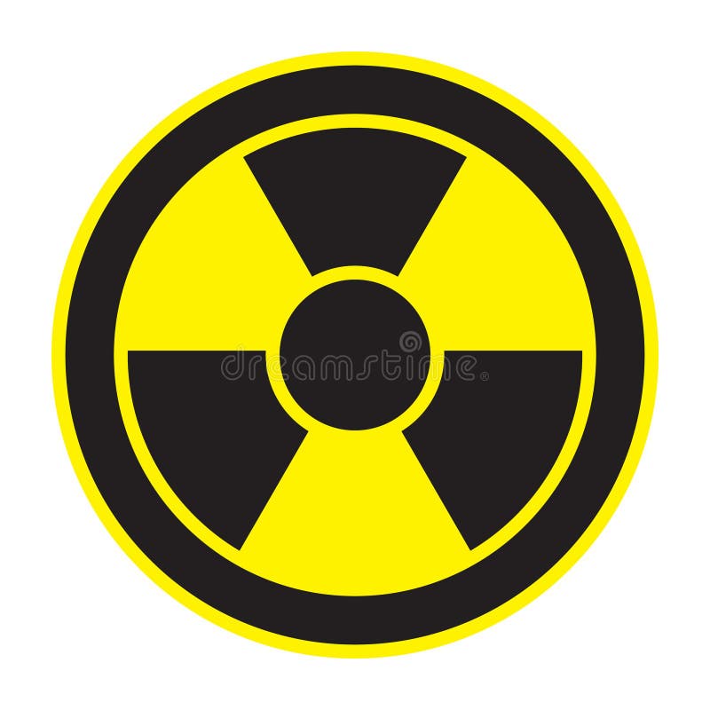 Radiation Symbol. Radioactivity Alert Sign Stock Vector - Illustration ...
