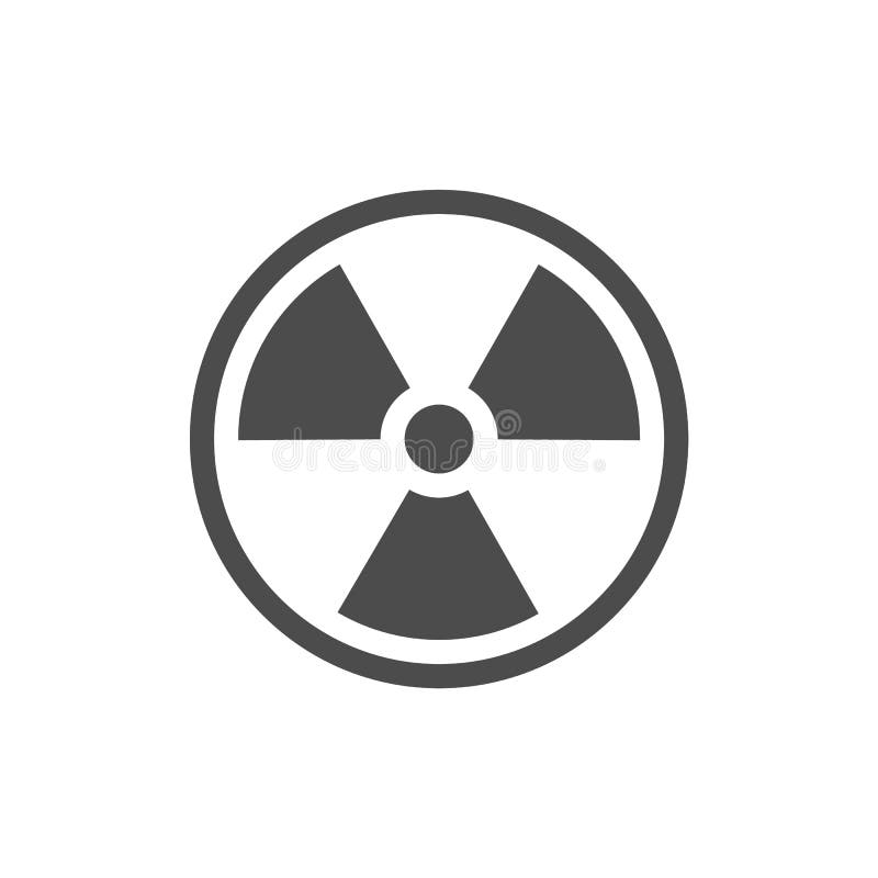 Radiation Symbol. Radiation Warning Icon Stock Vector - Illustration of ...