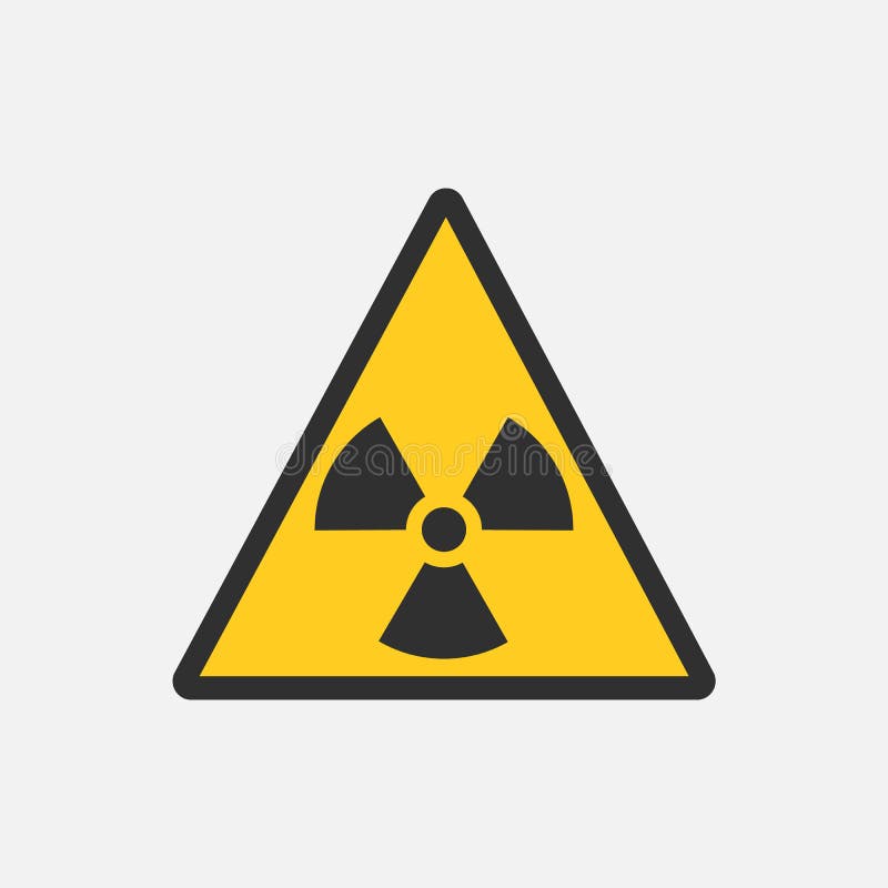 Radiation Symbol. Radiation Warning Icon. Vector Illustration Stock ...