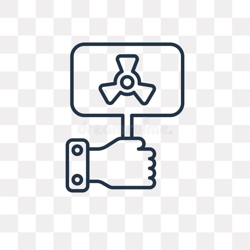 Radiation Transparent Icon. Radiation Symbol Design from Army Co Stock ...