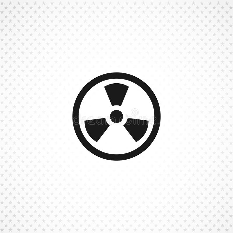 No Radiation Solid Icon, Safety Engineering Concept, Prohibition of ...