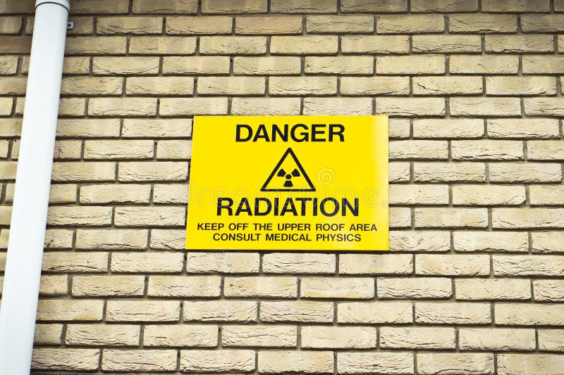 Radiation warning stock photo. Image of nuclear, symbol - 45523494