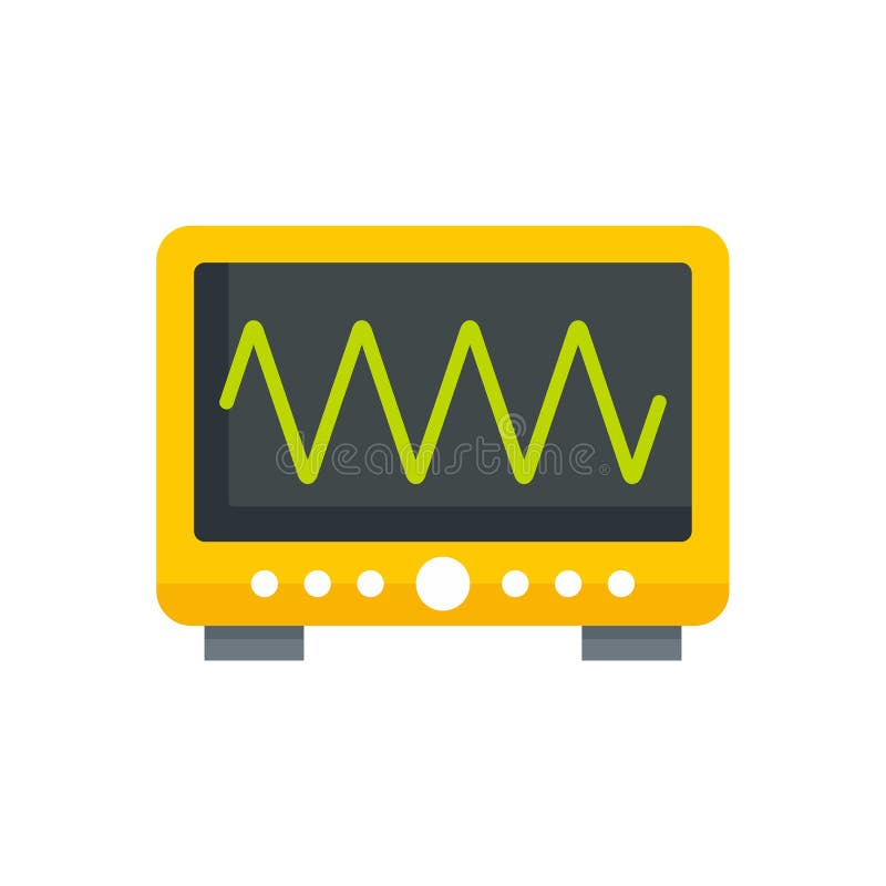 Radiation Wave Device Icon Flat Isolated Vector Stock Vector ...