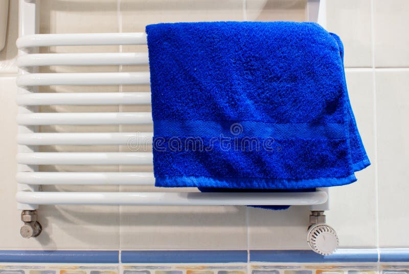 Radiator in bathroom stock image. Image of heat, power - 21627301