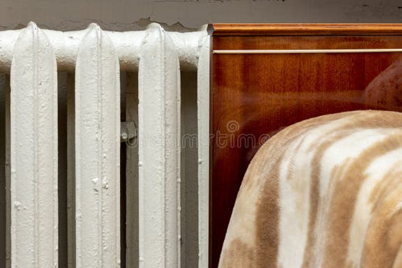Radiator by the Bed in the Room Stock Image - Image of comfort, rusty ...