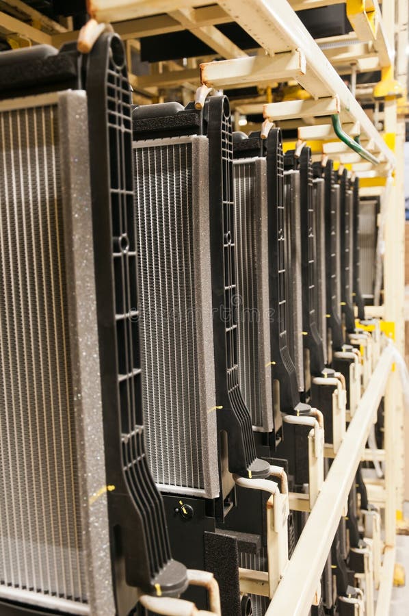 Radiator Car in the Packaging Stock Image - Image of maintenance, metal ...