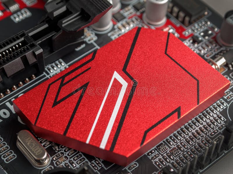 Aluminum Radiator for Cooling Chips on the Computer Motherboard ...