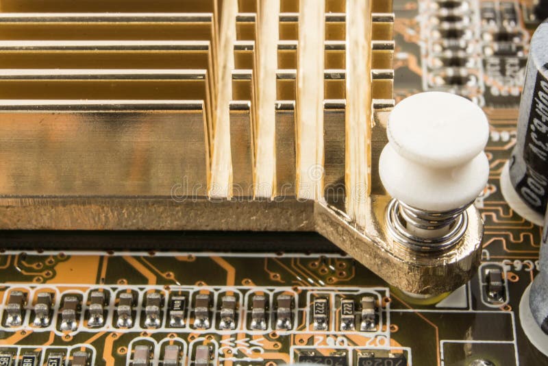 Radiator Chip, Chipset on the Computer Motherboard, Aluminum, Gaming ...