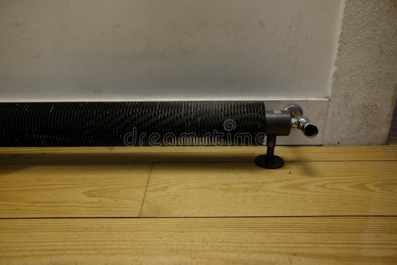Radiator with a Circular Shape Stock Image - Image of heat, domestic ...