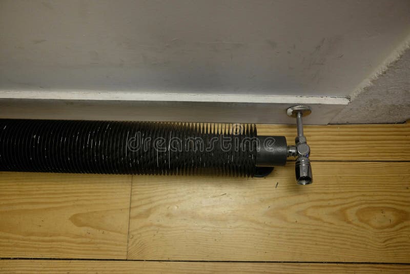 Radiator with a Circular Shape Stock Image - Image of valve, energy ...