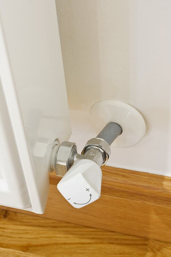 Radiator Control Valve Fittings Stock Photo - Image of valve ...