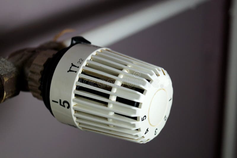 Radiator and controller stock photo. Image of heating - 57221182