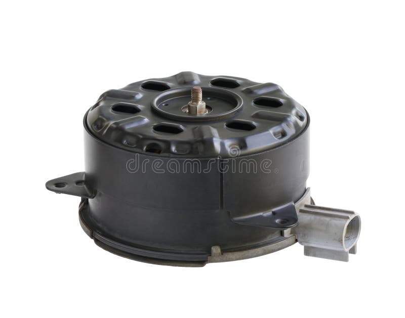 Radiator cooling fan motor stock image. Image of motor - 146573477