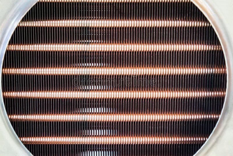 Radiator of Cooling the Cooling or Heating System Stock Photo - Image ...